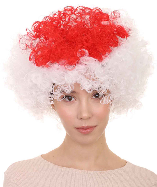Japan Flag Afro Wig | – Flag Wigs
